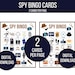 Spy Bingo, 30 Printable Spy Bingo Cards, Spy Party Game, Spy Activity ...