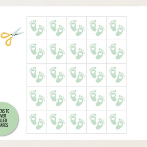 Baby Bingo, 50 Safari Baby Bingo Cards, Baby Shower Bingo, Baby Shower ...