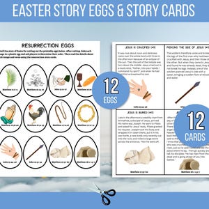 Easter Story Bingo, 50 Religious Easter Bingo Cards, Easter Bible Bingo ...