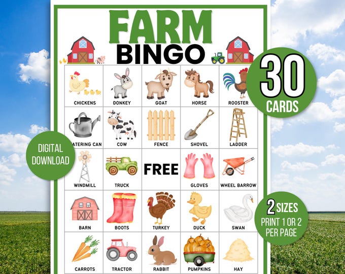 Feed the Farm Animals Digital Download, Sensory Bin Activities ...