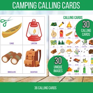 Camping Bingo, 30 Printable Camping Bingo Cards, Camping Game, Camping ...