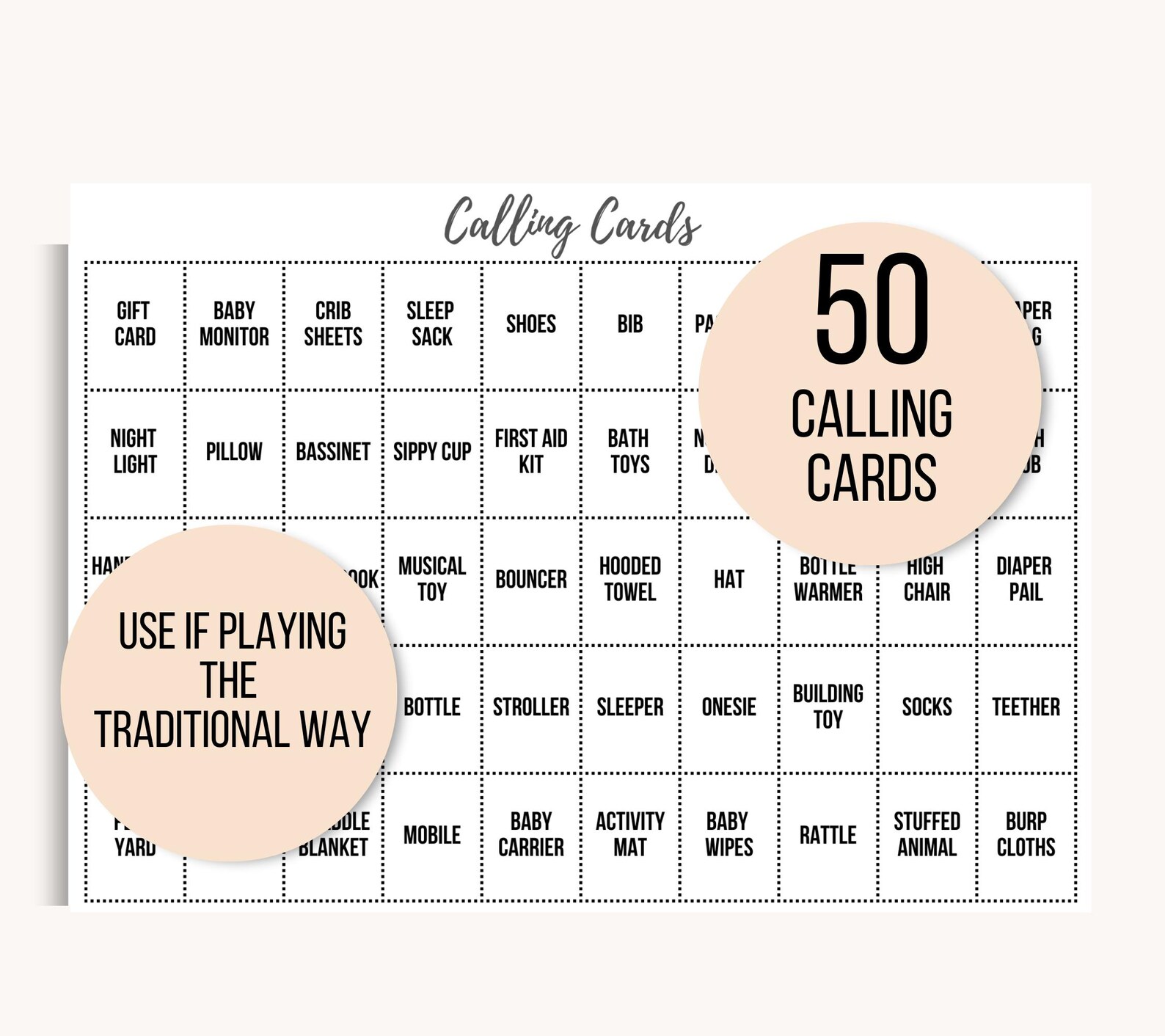 60 Fall Baby Shower Bingo Cards, Fall Baby Shower Games, Little Pumpkin ...
