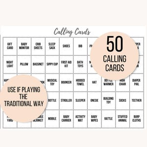 60 Fall Baby Shower Bingo Cards, Fall Baby Shower Games, Little Pumpkin ...