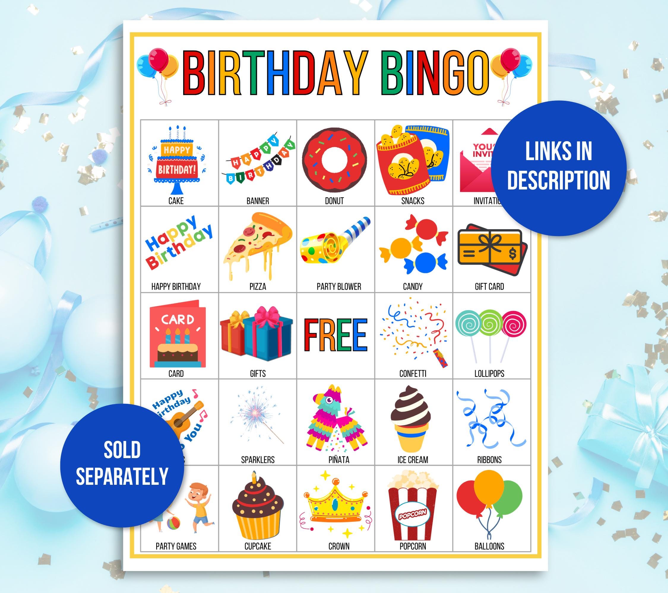Who Knows the Birthday Boy Best, Birthday Party Game, Birthday Game for ...