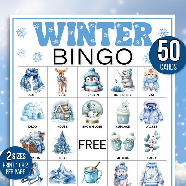 Winter Themed Board Games - Etsy