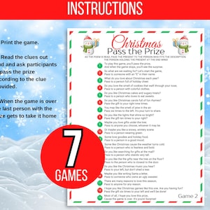 Christmas Pass the Parcel Game, Pass the Prize Game, Christmas Party ...