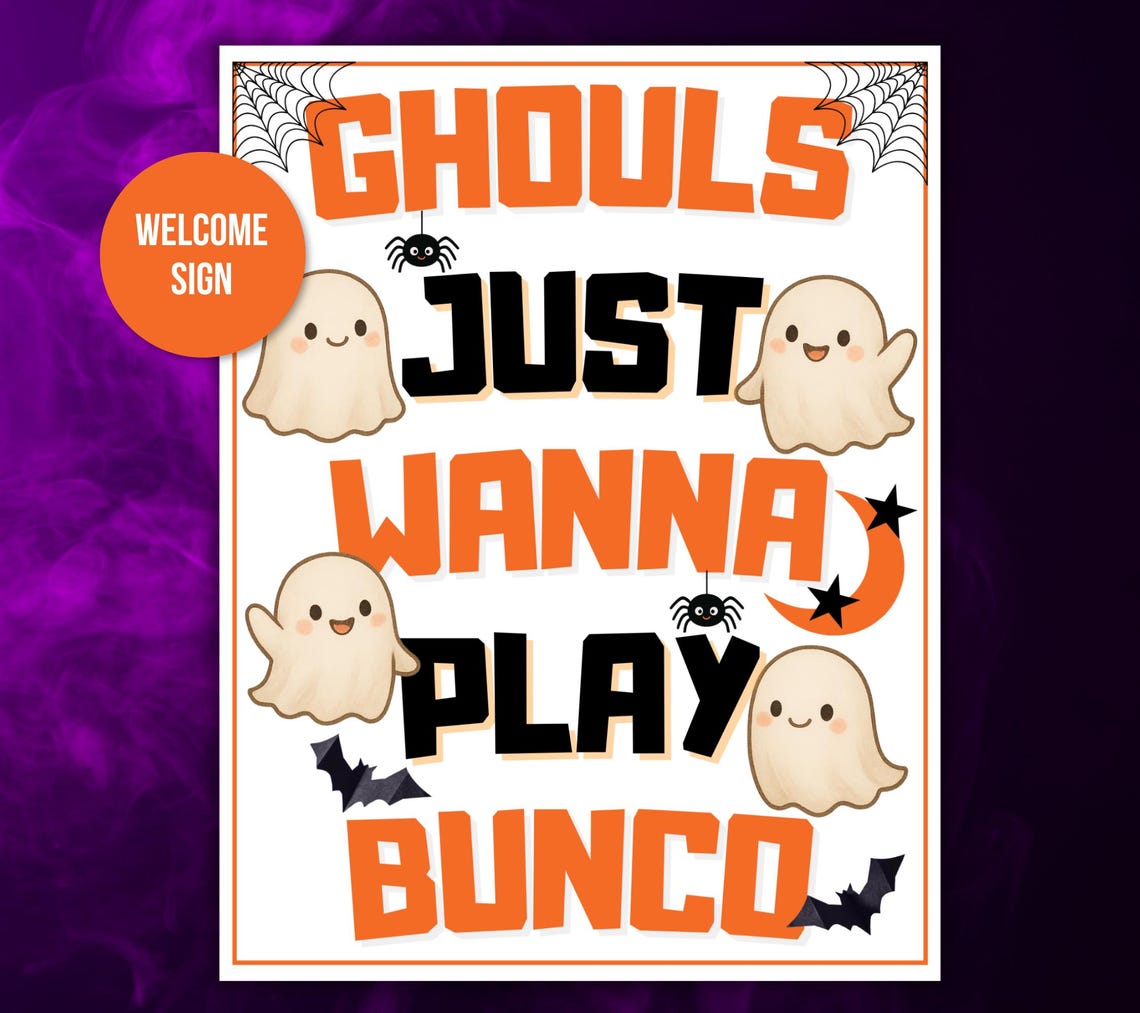 Halloween Bunco Score Sheet, Halloween Bunco Tally Sheets, Halloween ...