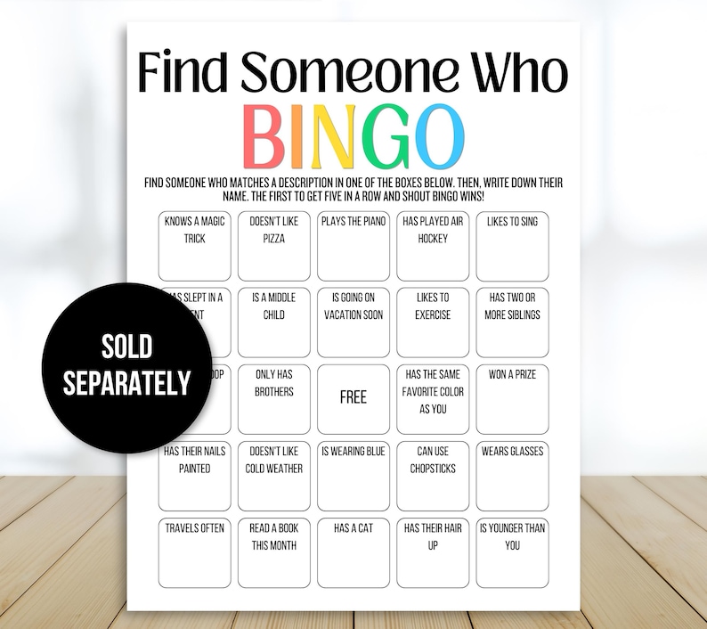 Icebreaker Game, Icebreaker Activity, Team Building Game, Table Talk ...