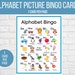 Picture Alphabet Bingo 30 Printable Alphabet Bingo (Download Now) - Etsy