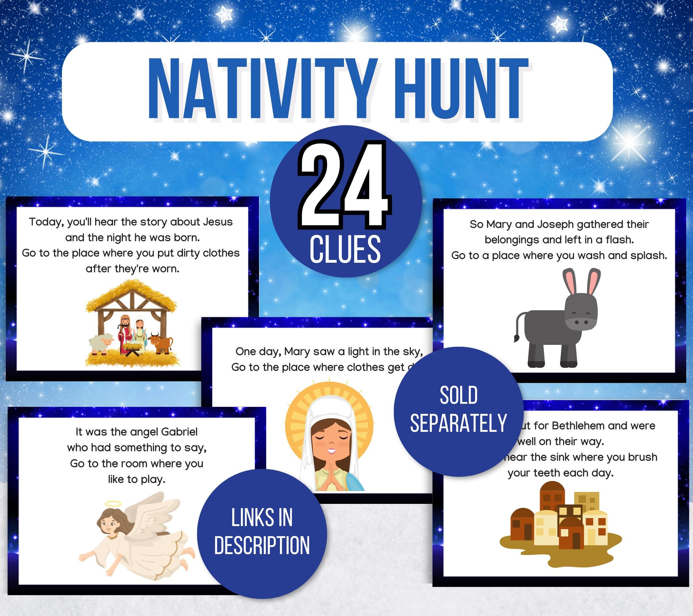 Roll a Nativity, Nativity Game, Birth of Jesus Game, Christmas Bible ...