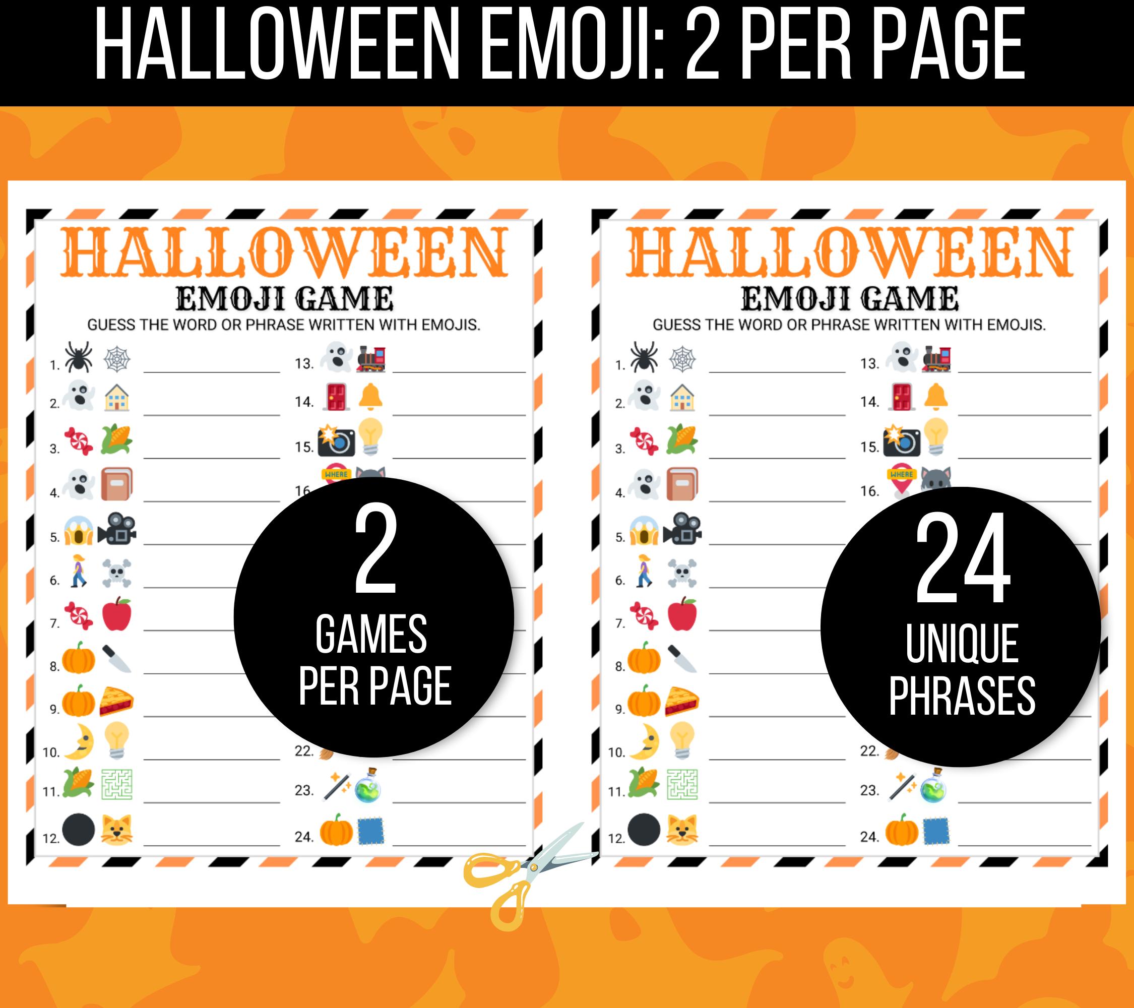 Halloween Emoji Games, Emoji Halloween Games, Trick or Treat Emoji Game ...