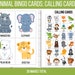 Animal Bingo, 30 Printable Animal Bingo Cards, Animal Party Game ...