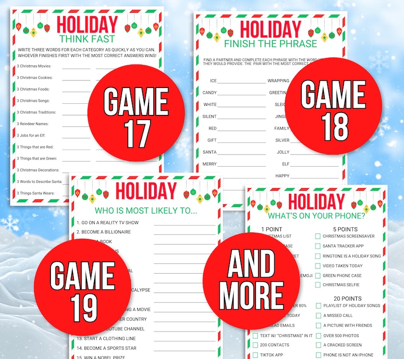 Holiday Office Party Games, Office Party Games, Holiday Office Party ...
