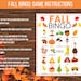 Fall Bingo, 30 Fall Bingo Cards, Fall Picture Bingo, Autumn Bingo ...