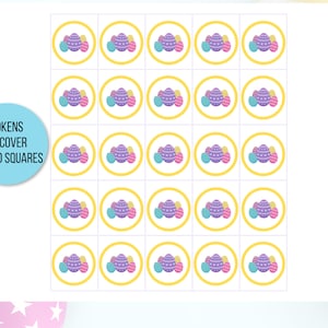 Easter Bingo, 50 Printable Easter Bingo Cards, Easter Activity for Kids ...