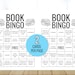 Book Bingo, 10 Printable Book Bingo Cards, Book Bingo Challenge, Book ...