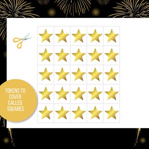 New Year's Bingo, 30 Happy New Year's Eve Bingo Cards, New Year's ...