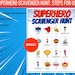 Superhero Scavenger Hunt, Superhero Game, Superhero Birthday, Superhero ...