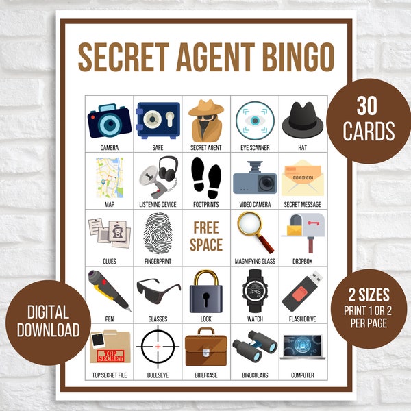 Secret Agent Party - Etsy