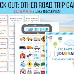 Kids Road Trip Games Printable, Travel Activities, Road Trip Games ...