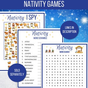 Nativity Bingo, 30 Nativity Bingo Cards, Christmas Bingo, Christmas ...