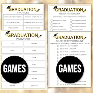 Graduation Games, Graduation Party Games, Graduation Activity ...