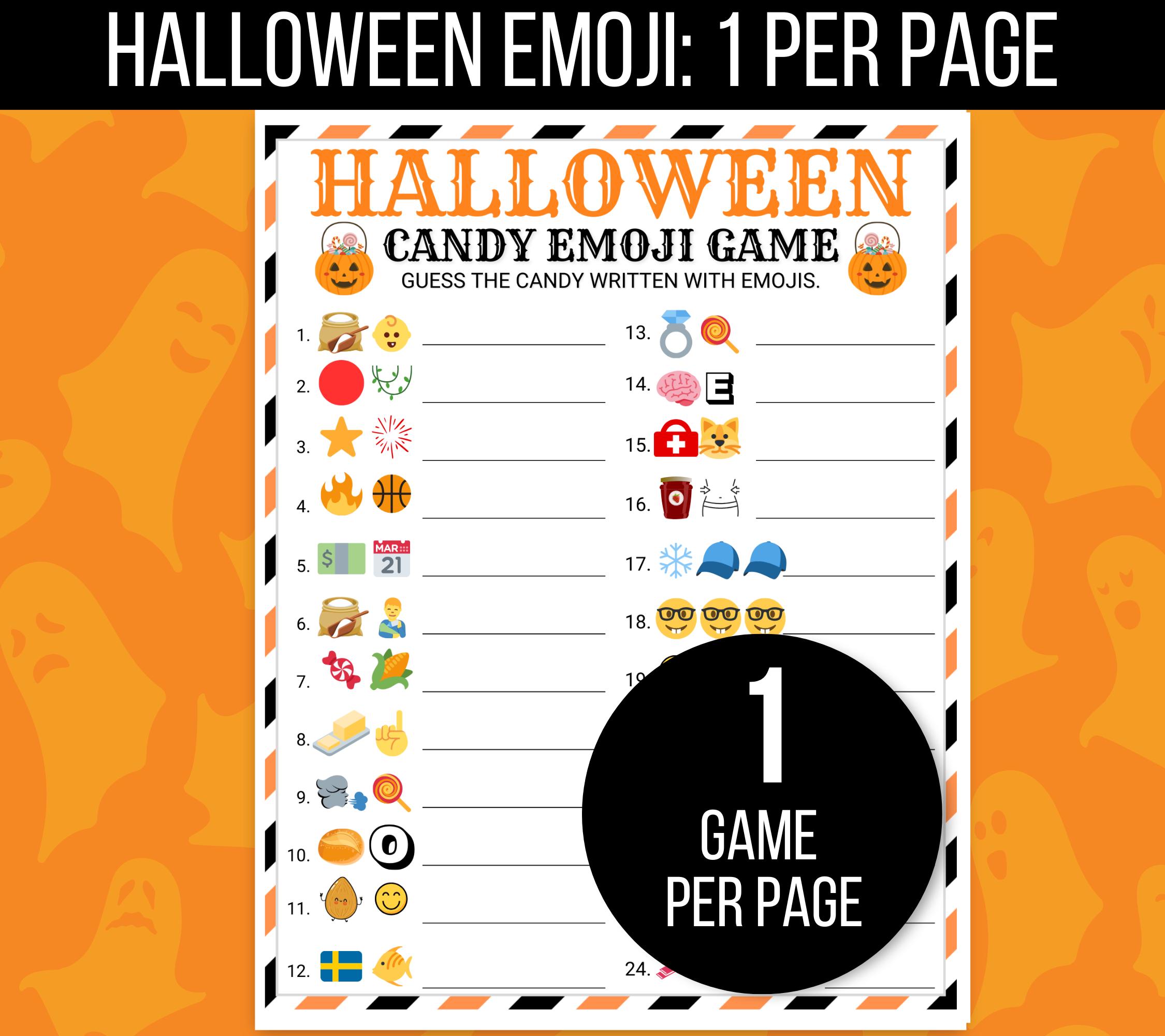 Emoji Halloween Game, Halloween Candy Game, Emoji Halloween Candy Game ...