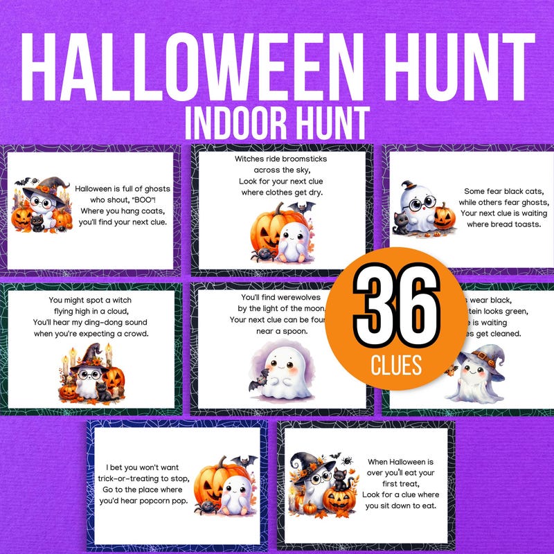 Halloween Scavenger Hunt - Etsy