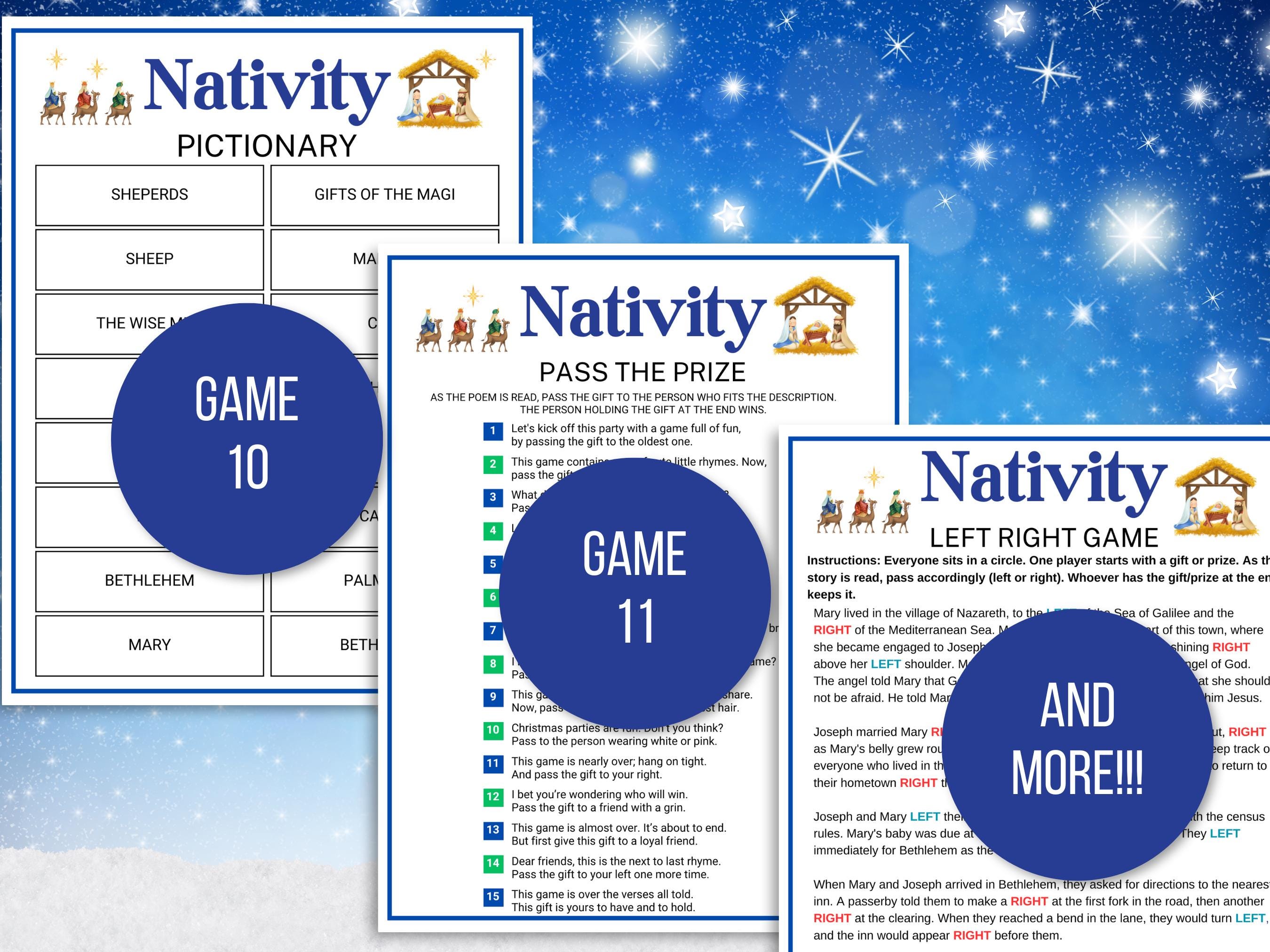 Church Christmas Party Games, Nativity Games, Christian Christmas Games ...