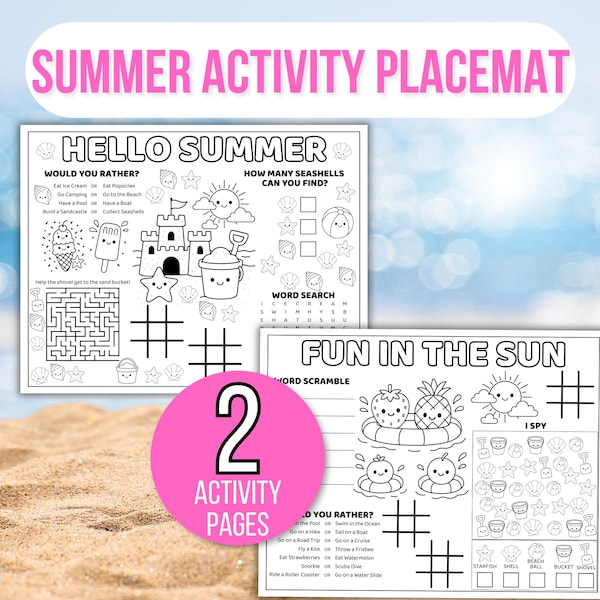 Summer Placemats - Etsy