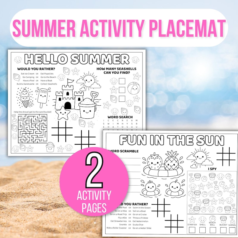 Summer Placemats - Etsy