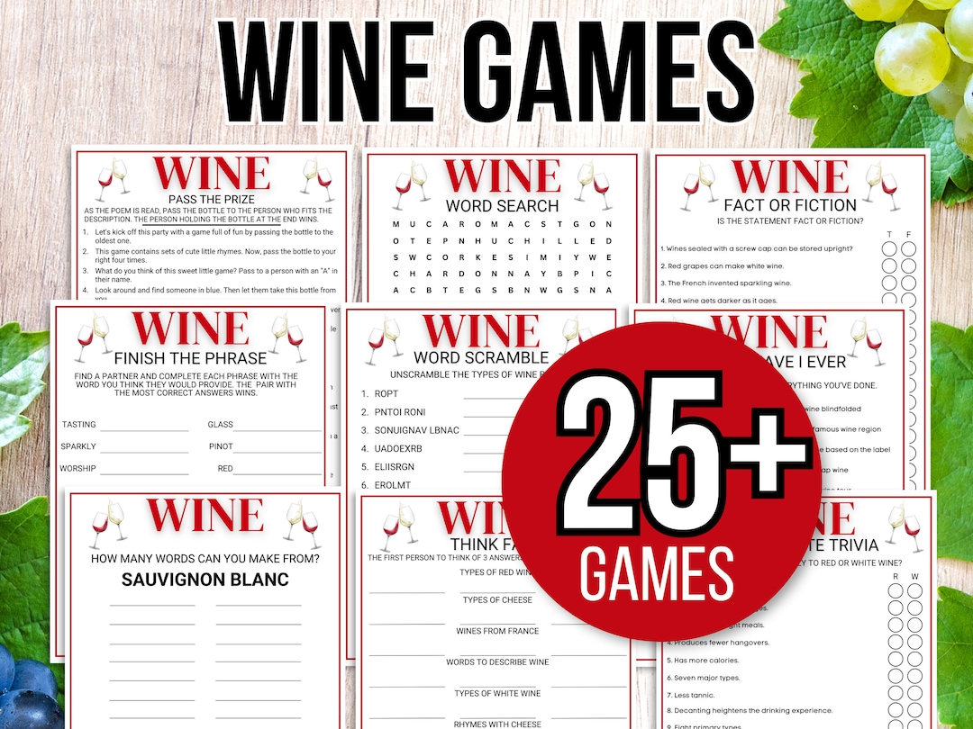 Wine Party Games, Wine Tasting Party, Wine Games, Wine Party Games ...