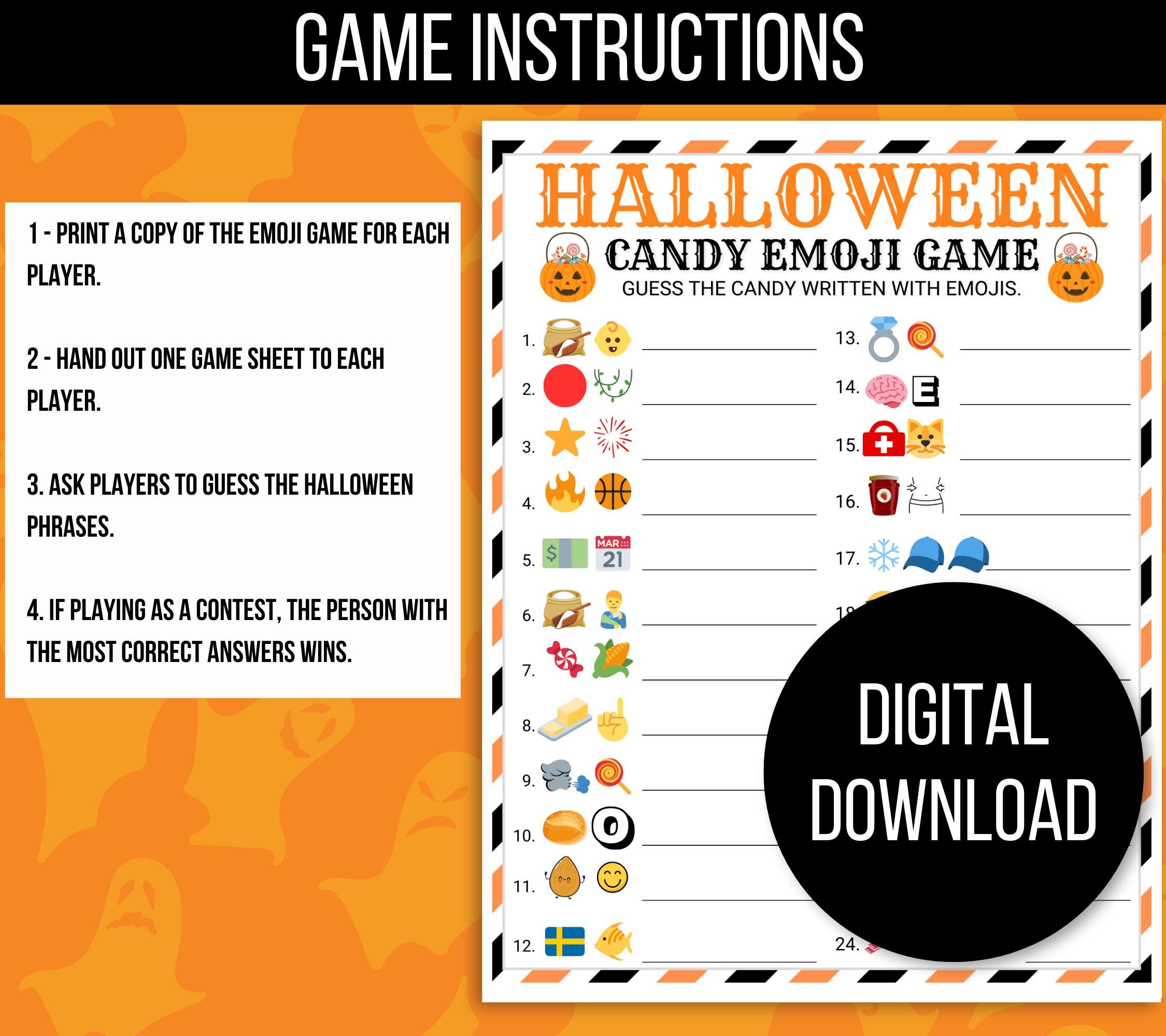 Emoji Halloween Game, Halloween Candy Game, Emoji Halloween Candy Game ...