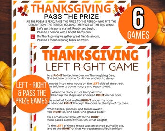 Thanksgiving Party Game, Thanksgiving Pass the Present Game ...