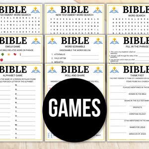 Bible Games, Bible Trivia Games, Bible Activities, Youth Group ...