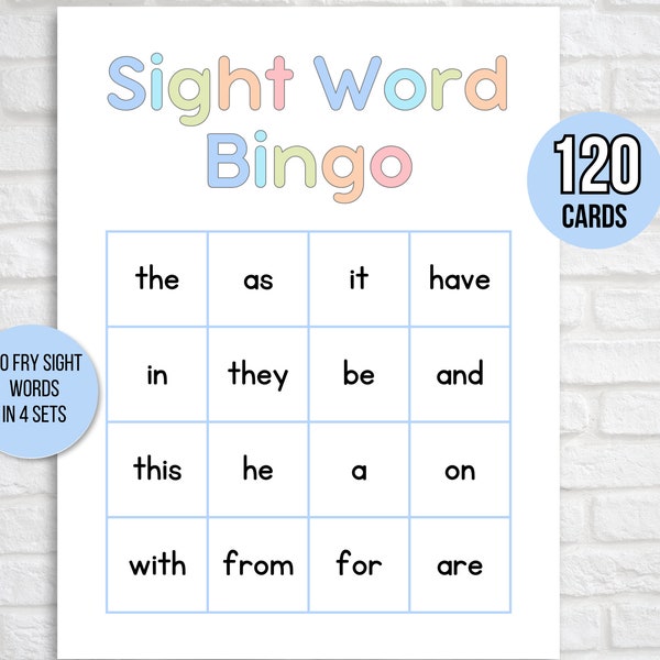 Sight Words - Etsy