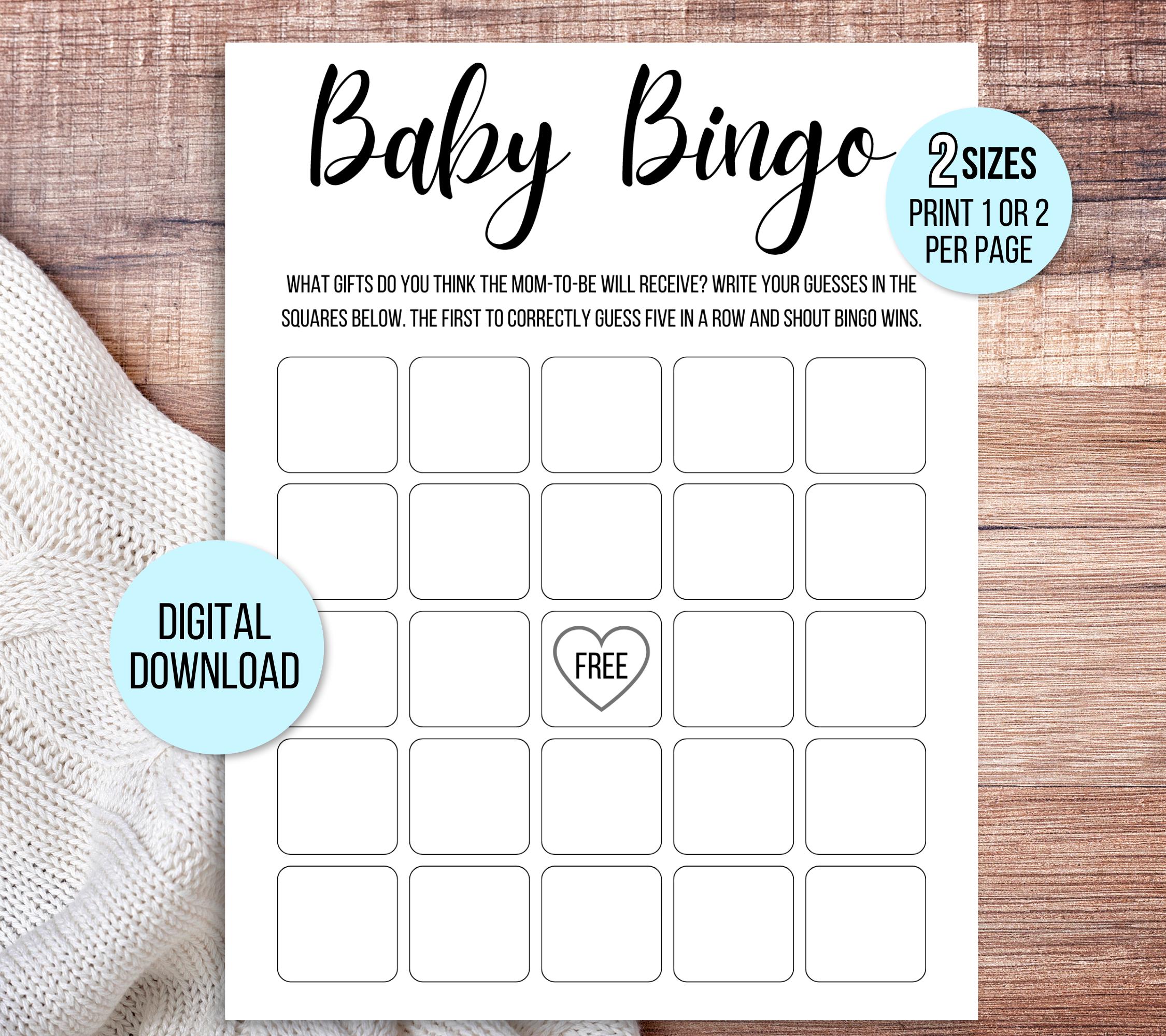 Blank Baby Bingo Cards Printable Jungle Joy Baby Shower Bingo Cards