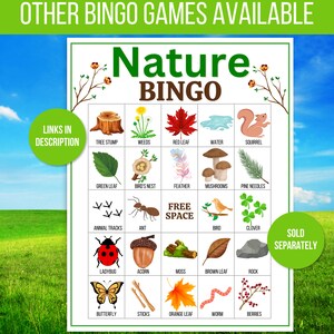 Bug Bingo, 30 Printable Bug Bingo Cards, Insect Bingo, Nature Bingo ...
