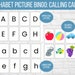 Picture Alphabet Bingo 30 Printable Alphabet Bingo (Download Now) - Etsy