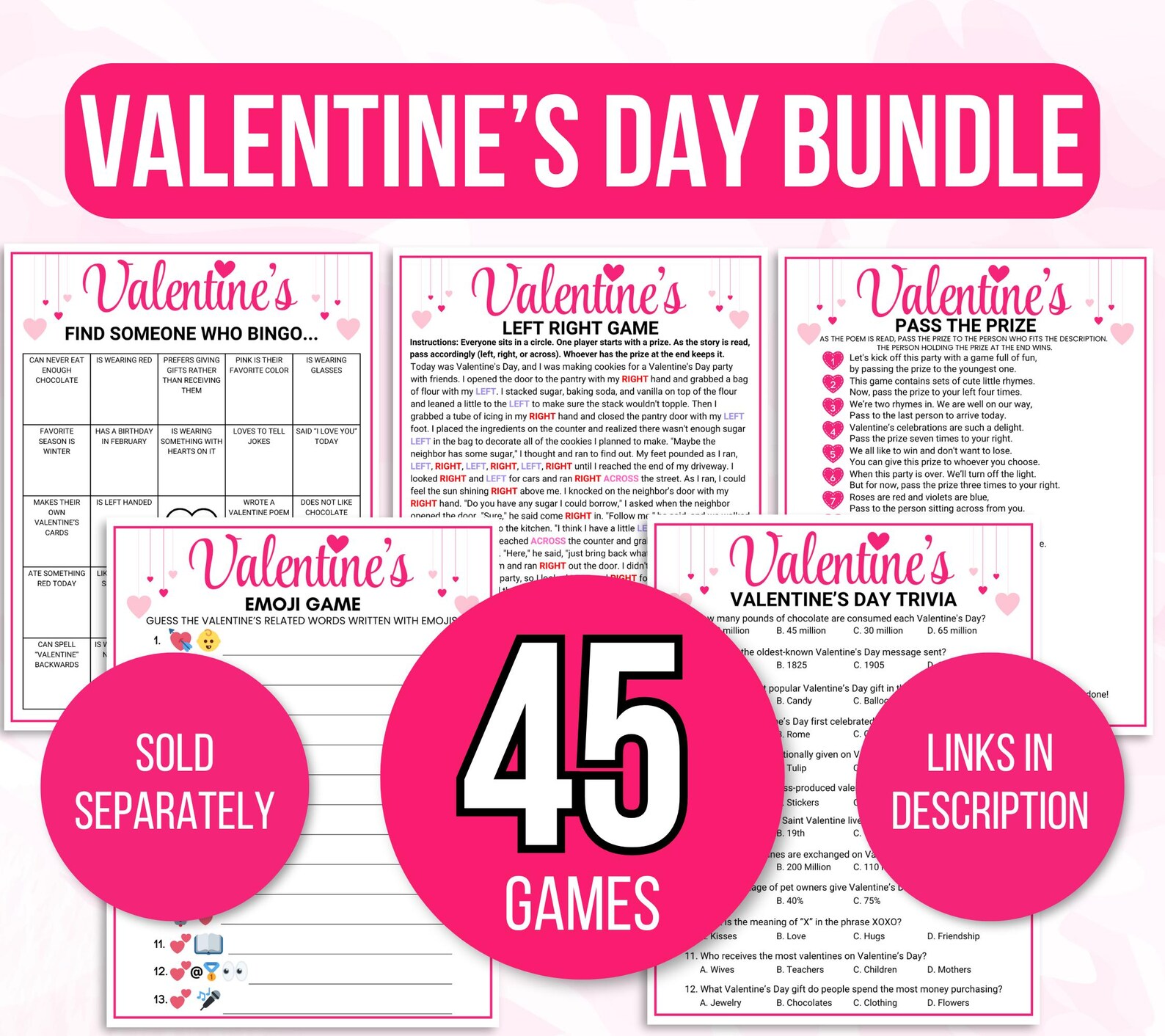 Valentines Game, Who is Most Like Cupid Game, Valentines Activity ...