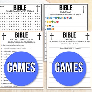 Bible Games, Bible Trivia Games, Bible Activities, Youth Group ...