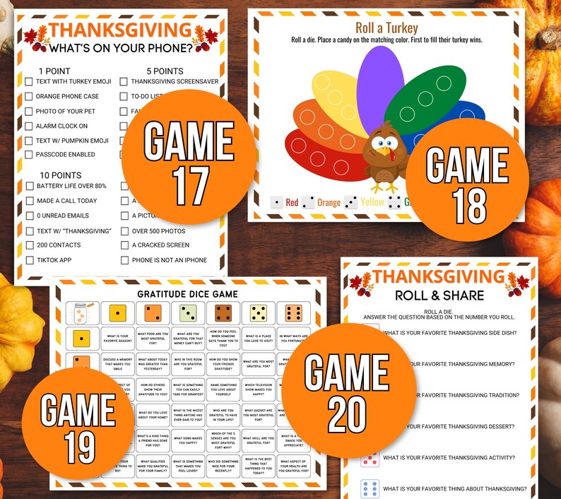 Thanksgiving Games, Thanksgiving Activities, Kid's Activities ...