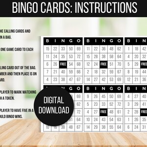 300 Bingo Cards, 6 per Page, Fun Party Game, Classroom Activity, Bingo ...