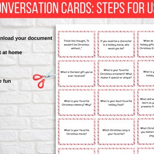 120 Christmas Conversation Cards, Christmas Icebreaker Questions ...