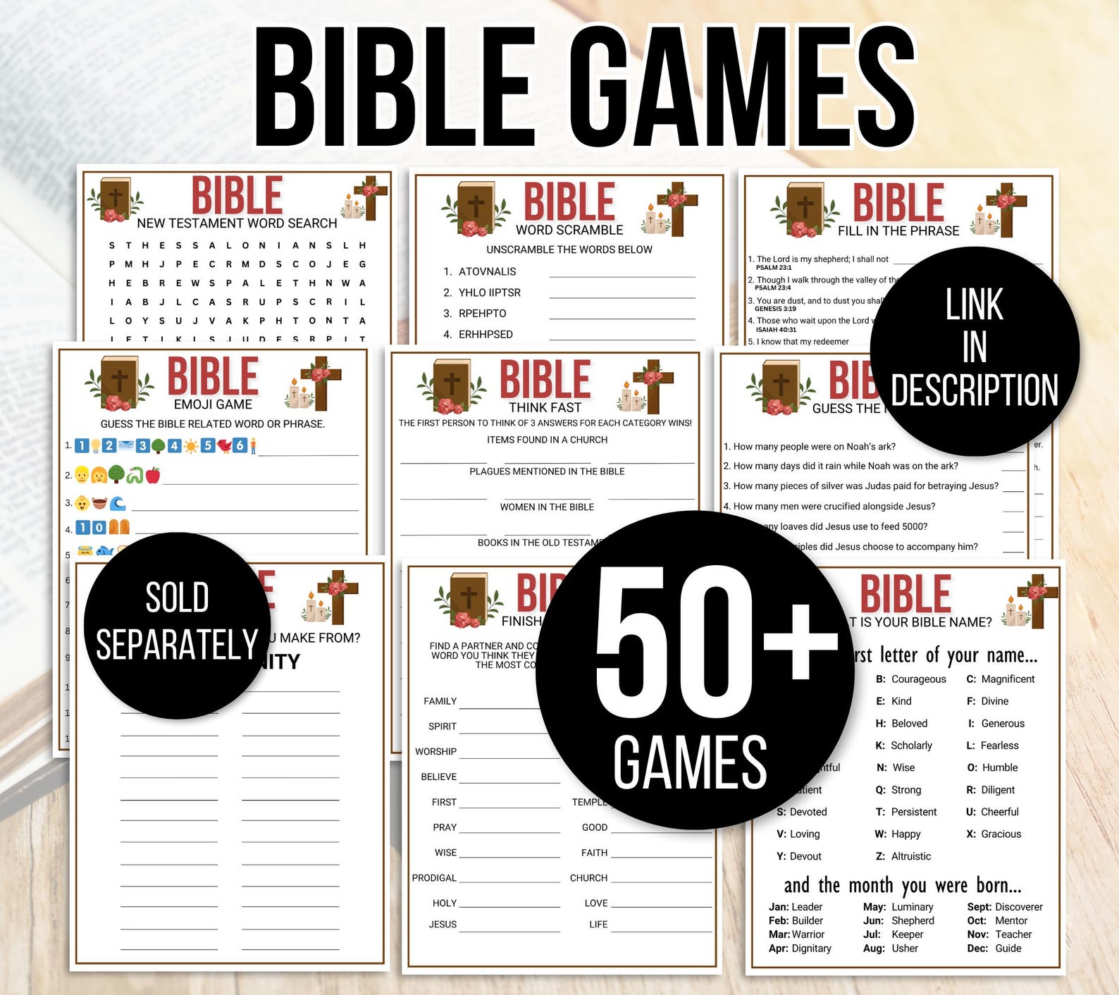 Bible Minute to Win It Games, 50 Bible Minute to Win It Party Games ...