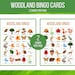 Woodland Bingo, 30 Printable Woodland Bingo Cards, Woodland Party Game ...