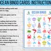 Ocean Bingo Under the Sea Bingo 30 Printable Ocean Bingo - Etsy