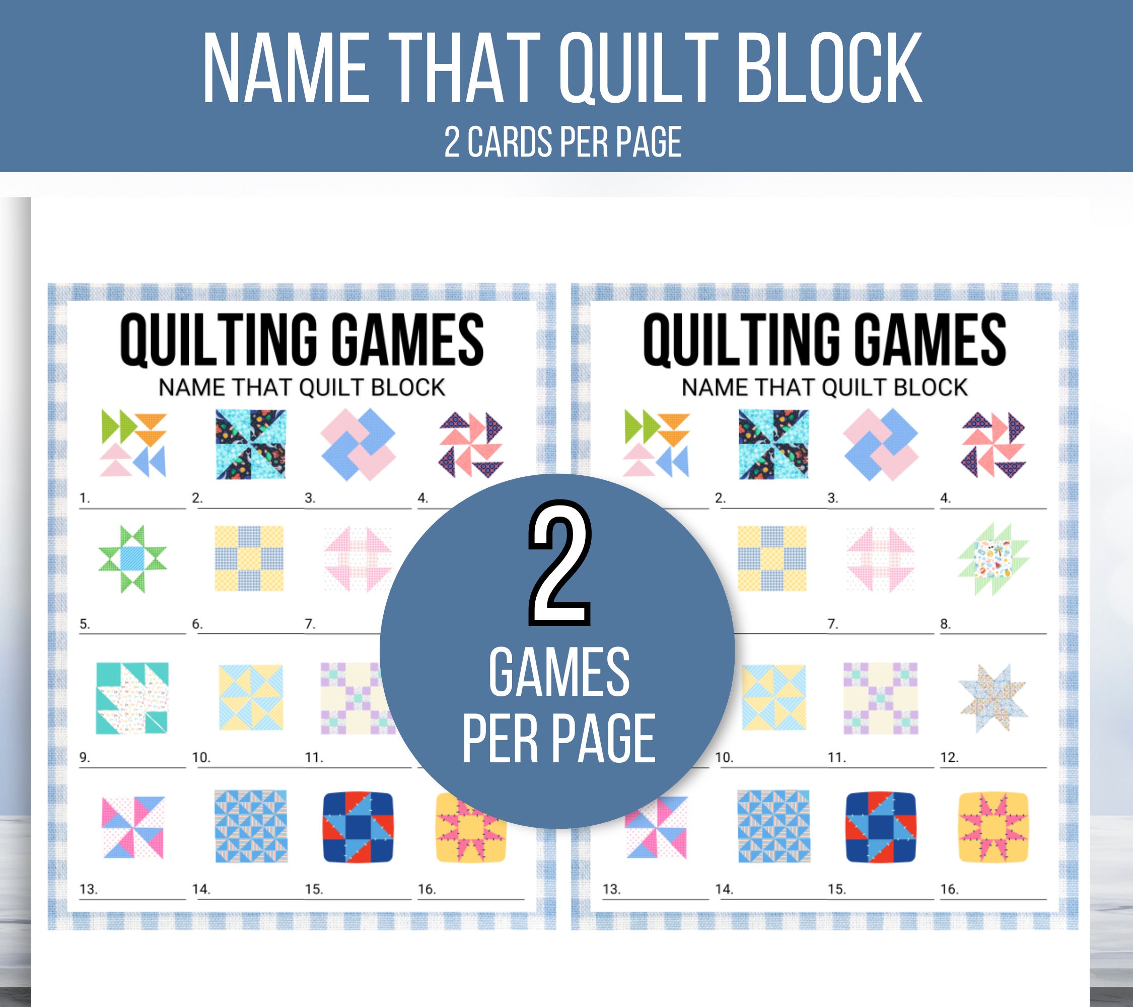 Quilt Game, Quilting Games, Name That Quilt Block, Quilting Party ...