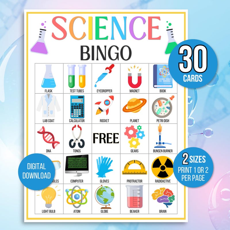 Chemistry Card - Etsy