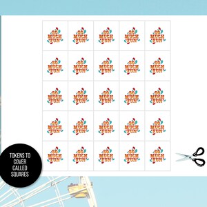 Carnival Bingo, Carnival Game, Carnival Party Activity, Carnival ...